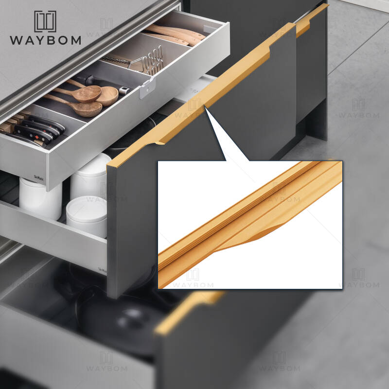 Anodizing Kitchen Cabinet Door Handles Hardware Cabinet Drawer Edge ...