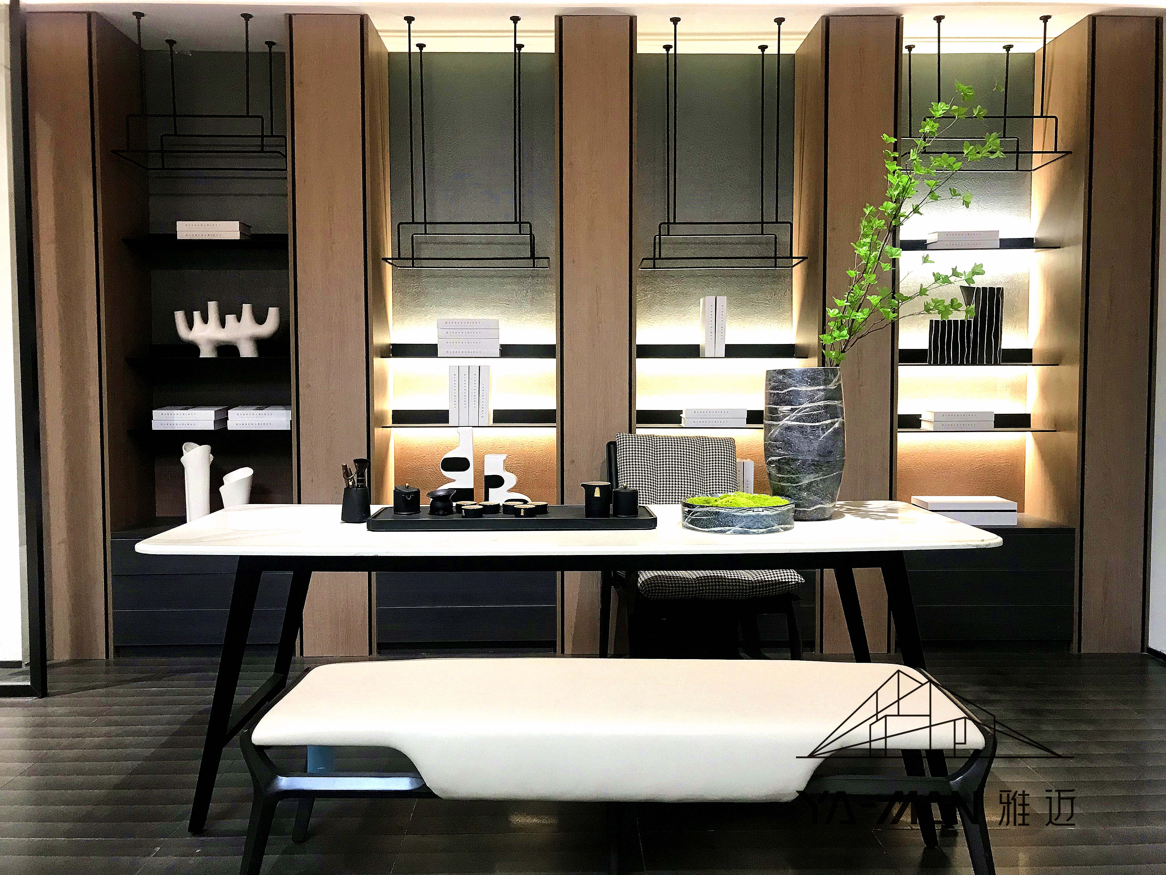 YAMAN Showroom sample cabinet for client display