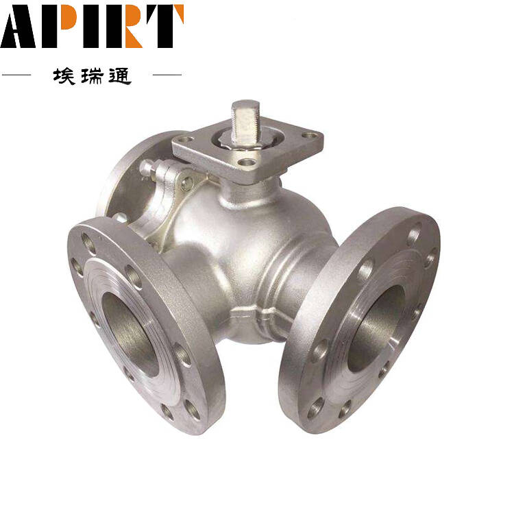 China high pressure 3 three way hydraulic ball valve supplier