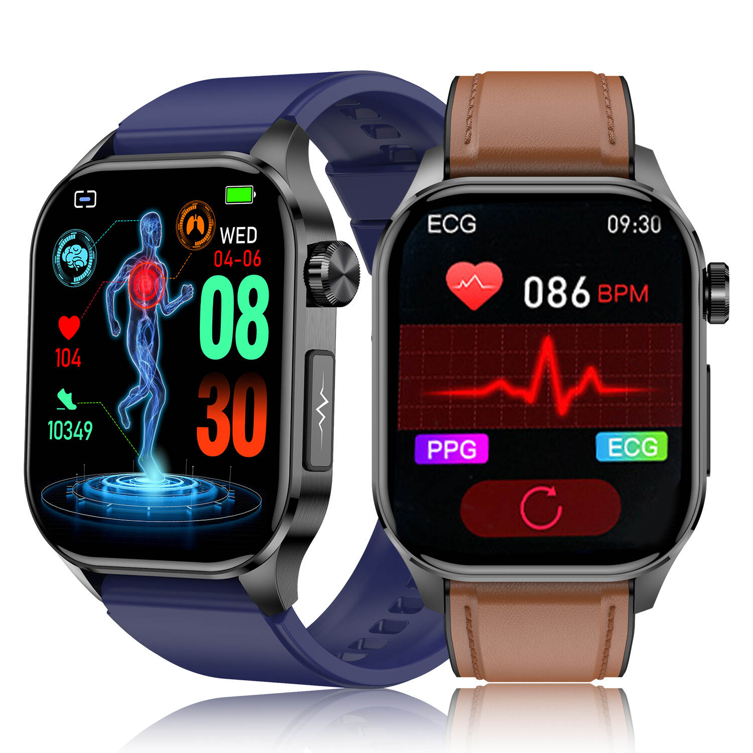2024 New medical health smart watch ECG Calling smartwatch Blood Oxygen ...