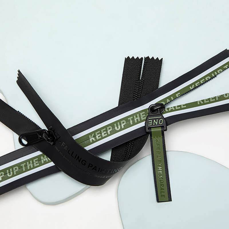 Logo Print PU Waterproof Nylon Zipper Private Label Dealer
