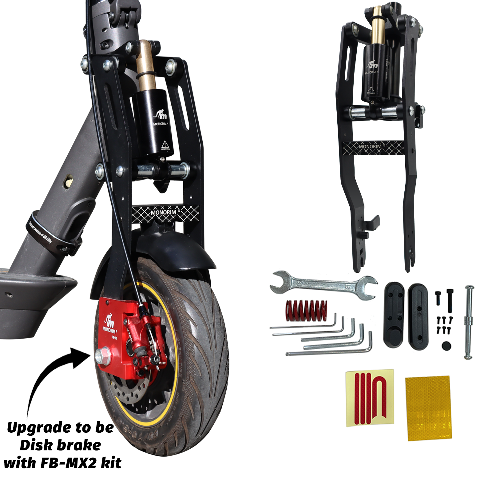 Monorim MG2 Front Air Suspension Kit for Segway G2 or G2E electric ...