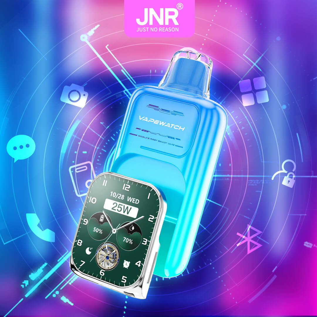 JNR®VAPEWATCH amovible Smart Vape-Approx.30000puffs