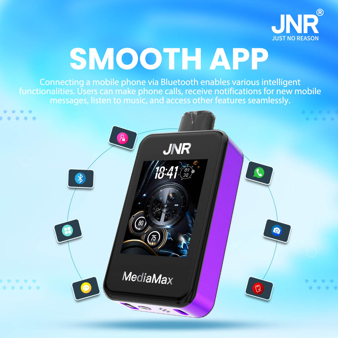 JNR®MediaMax Turbo Disposable Vape 40000 Puffs