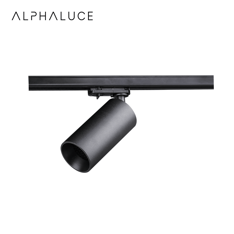 black track light fixture black spotlight track 11W retail lighting ...