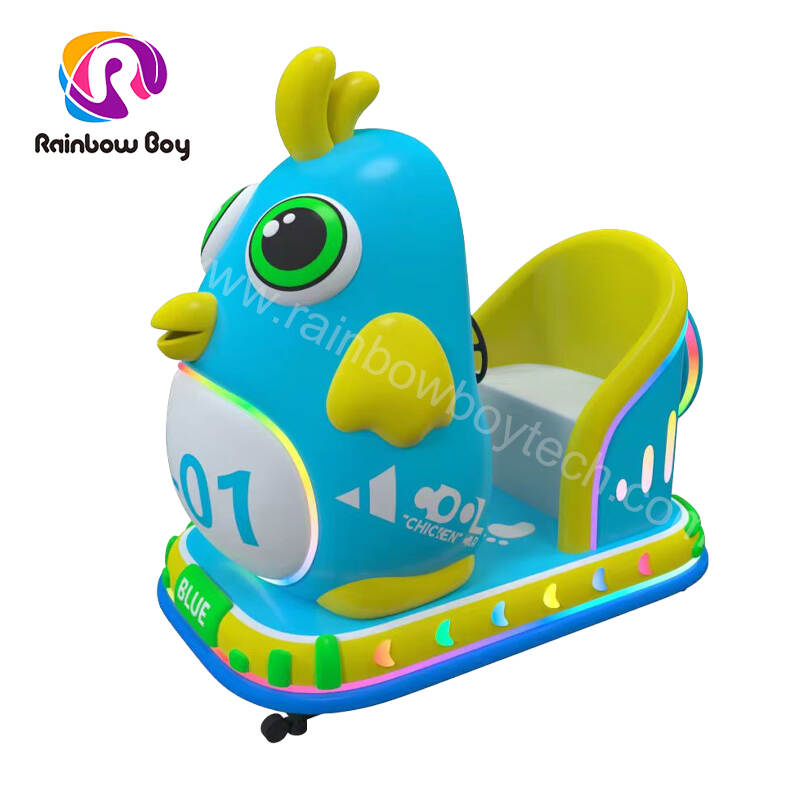 Cute Bird Blue Kiddie Ride