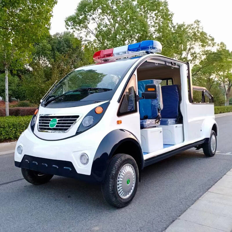 4-5 seater open pickup electric patrol car