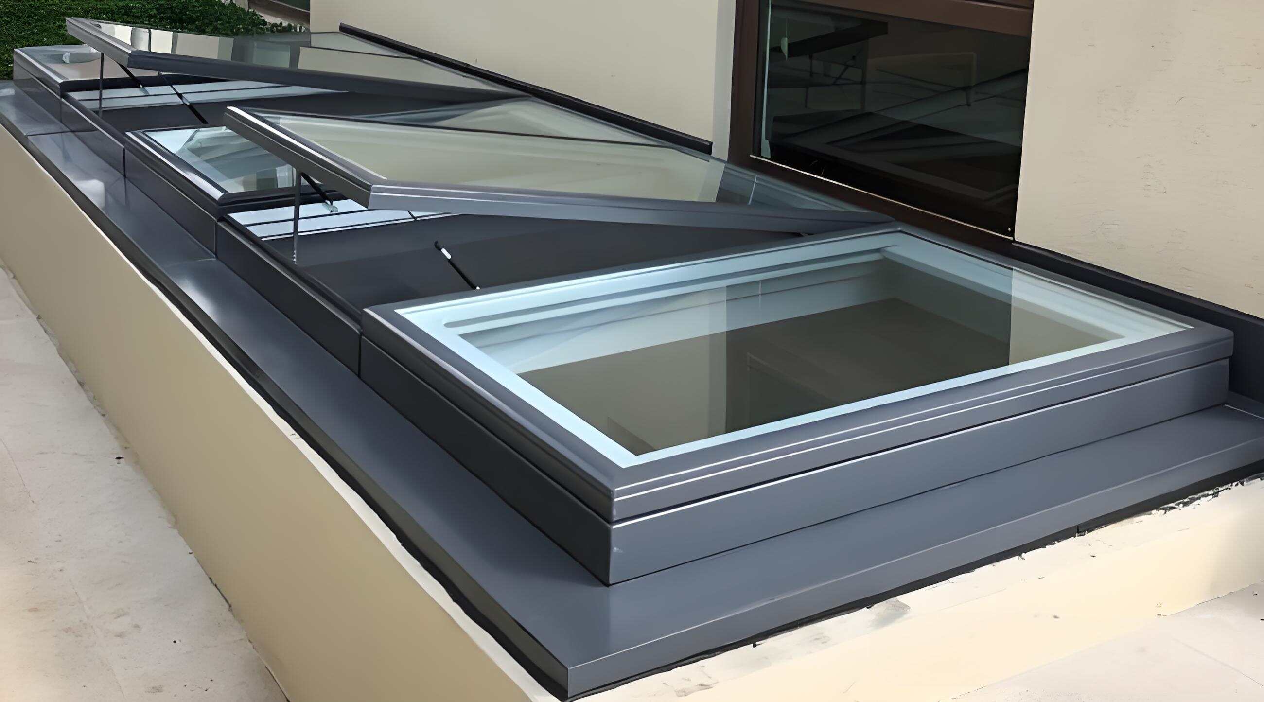 Aluminum Alloy Electric Flat-Opening Skylights: Enhance Your Living ...