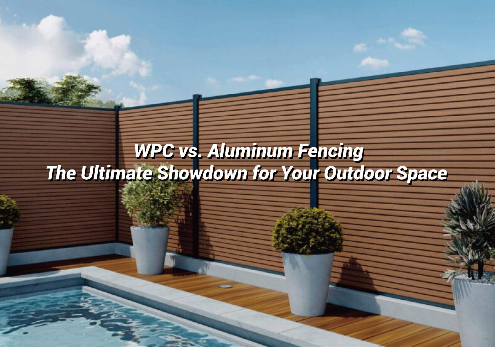WPC vs. Aluminum Fencing: Which is the Best Choice for Your Outdoor Space?