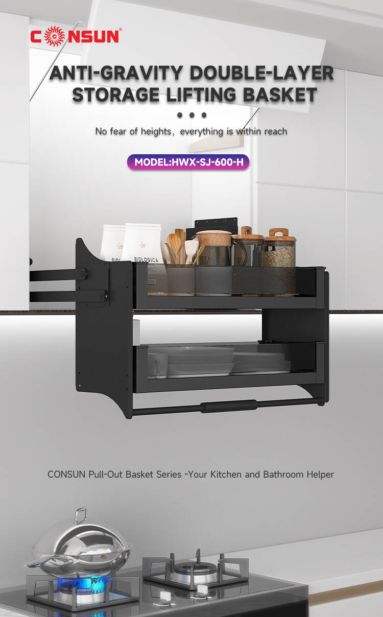 Kitchen Hanging Cabinet Lifting Basket – Bulk Wholesale, OEM, ODM ...