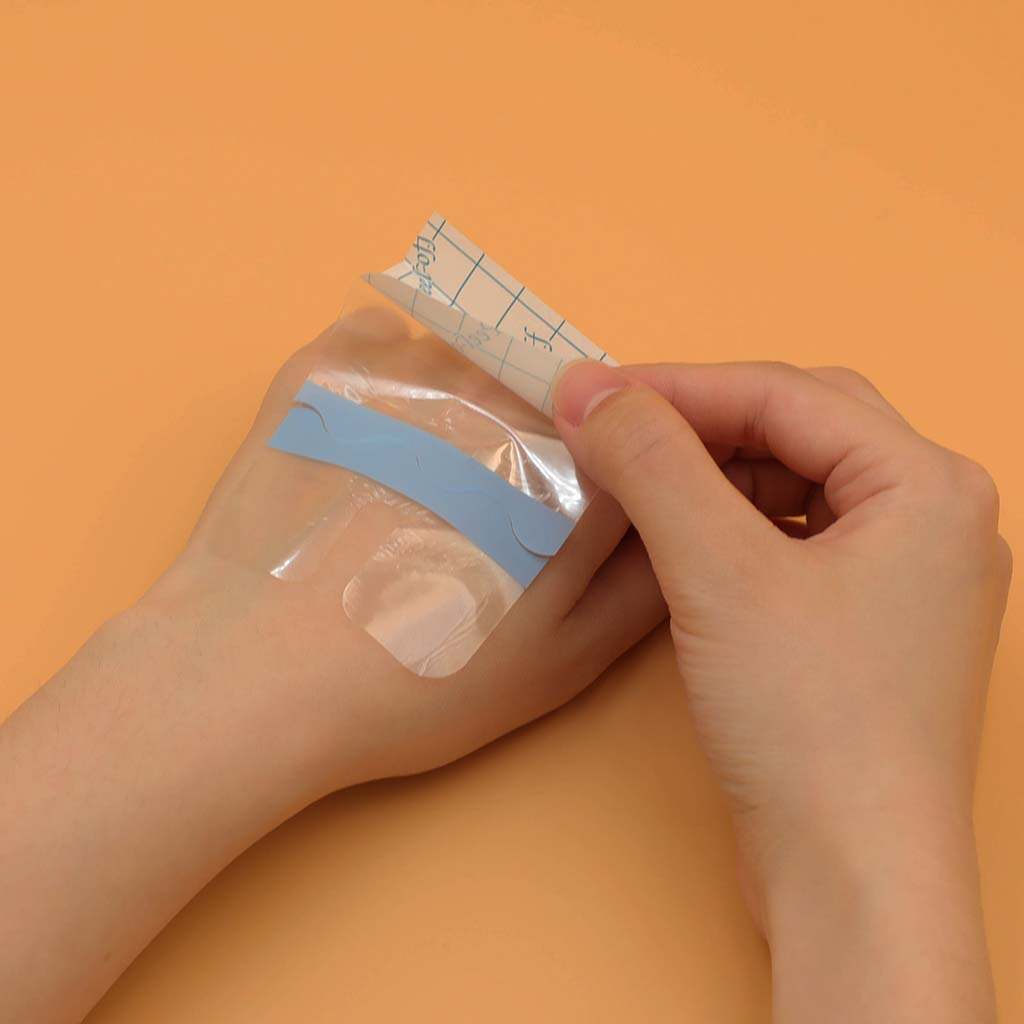 Waterproof Transparent Adhesive IV Cannula Fixation Dressing