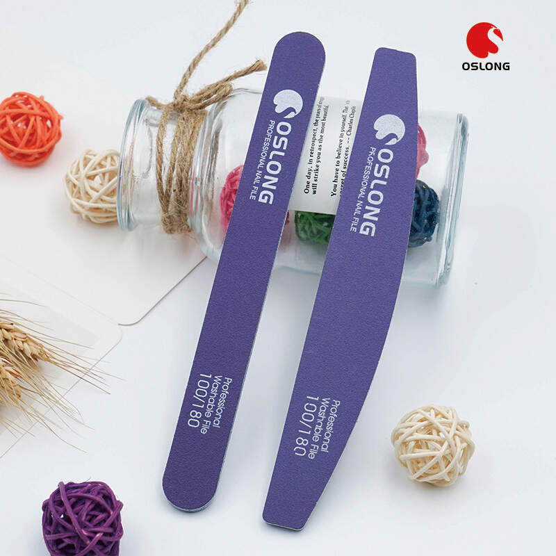 Manicure Ceramic Aluminum Oxide Purple Nail Files Supplier