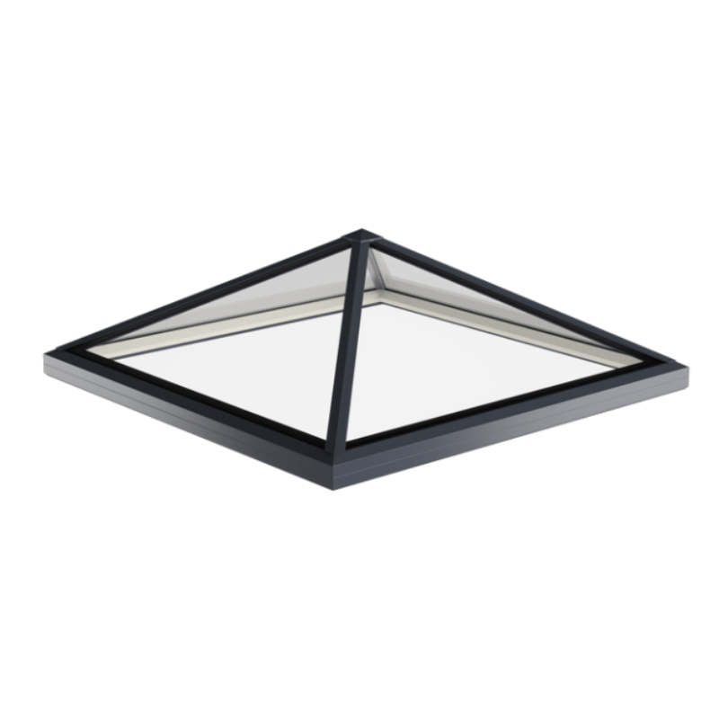Custom Aluminum Double Tempered Glazed Pyramid Roof Skylight