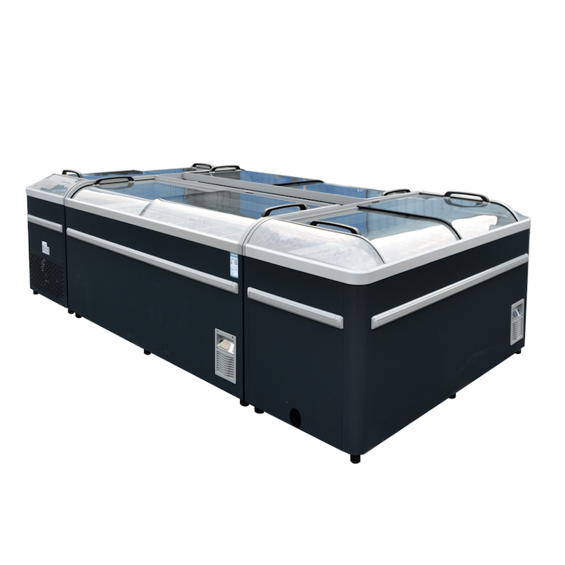 C model Commercial Supermarket Combination Island Cabinet-copy