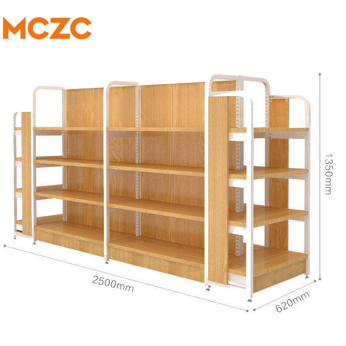 Double Sided Gondola Supermarket Shelving wholesale manufacturer