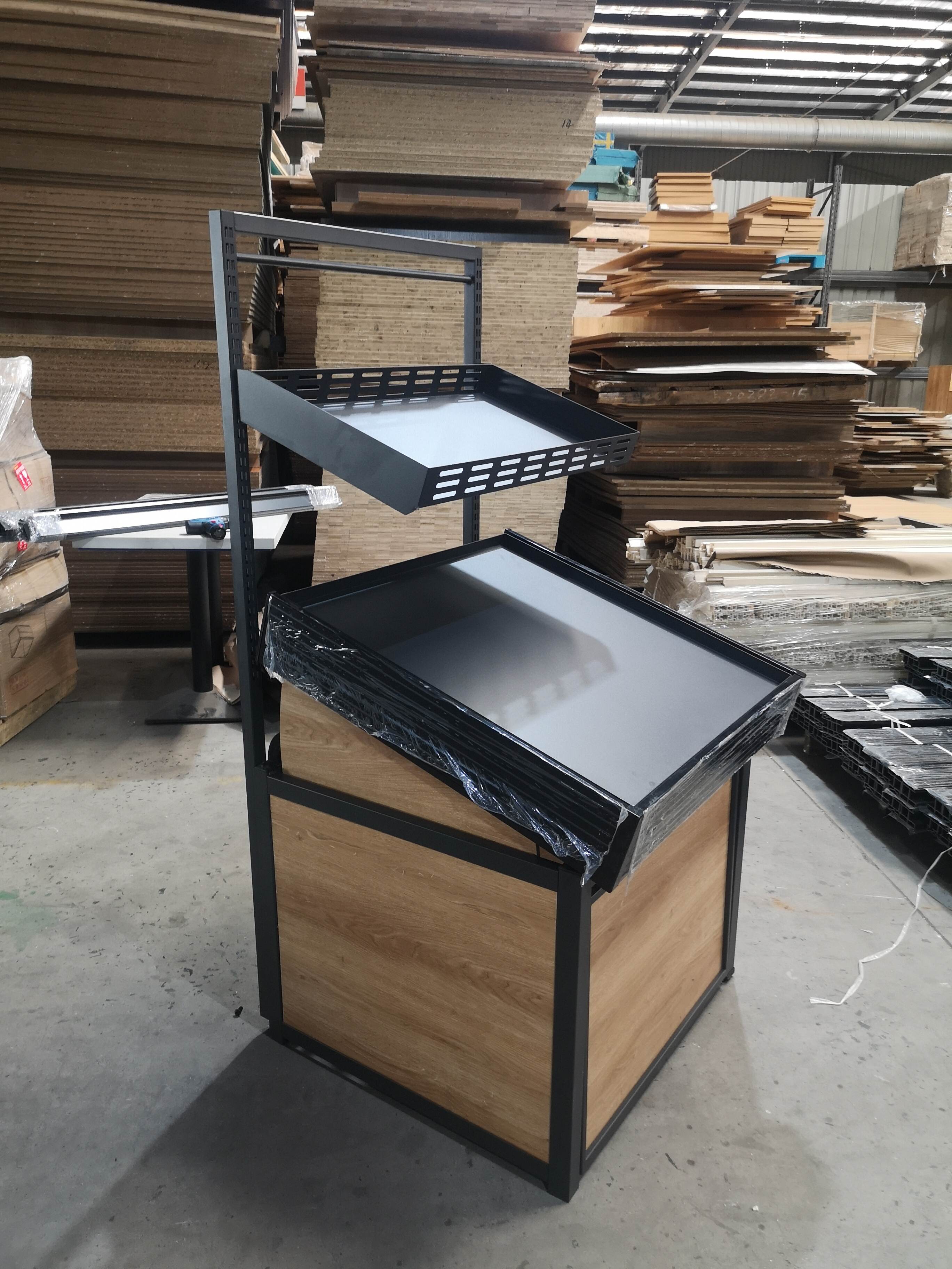 Supermarket Vegetable And Fruit Display Shelf