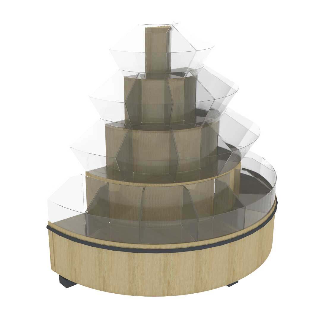 potato chips display rack stand_ snacks display stand_ supermarket ...