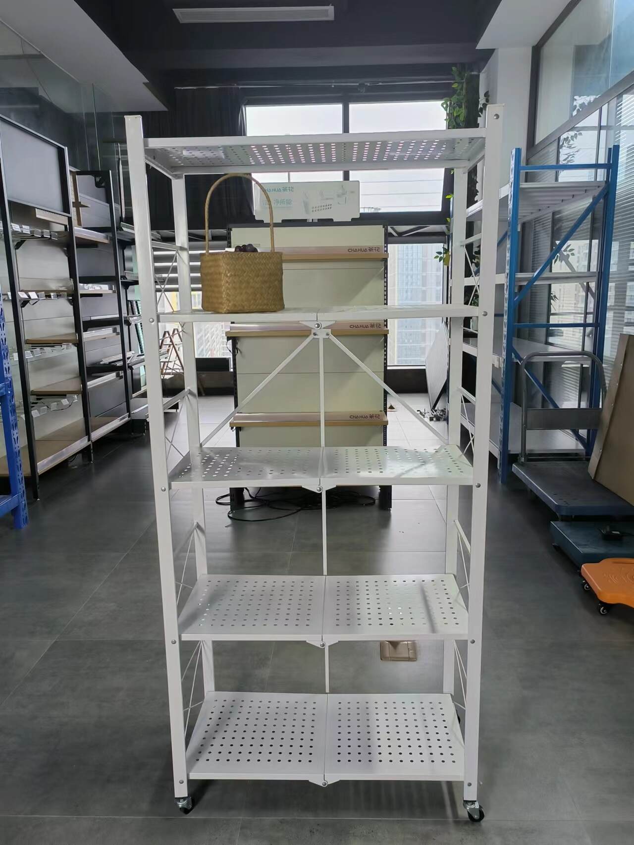 Multifunctional Floor Standing Multi Layer Storage Rack