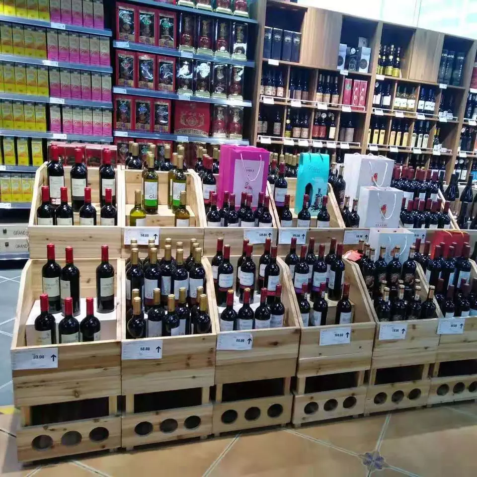 Liquor Store Bottle Display Shelves