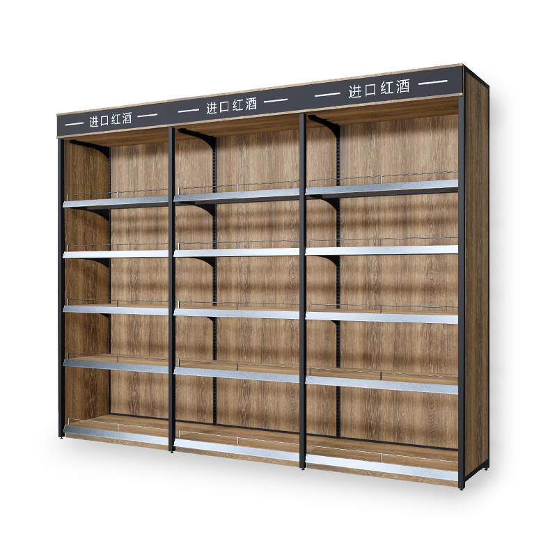 Wooden Wine Bottle Showcase