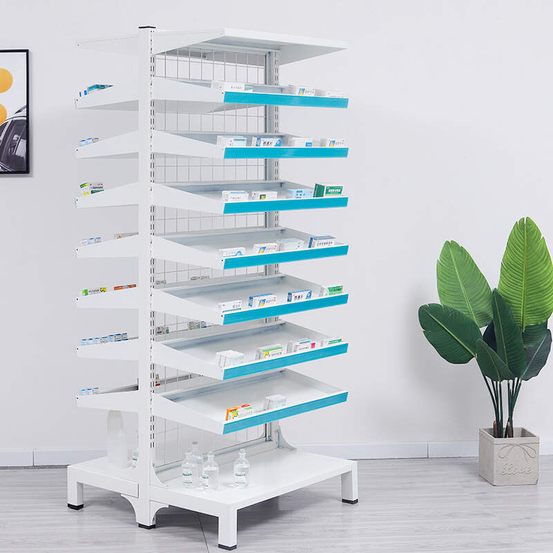 grocery store shelving systems_ hospital pharmacy shelving systems