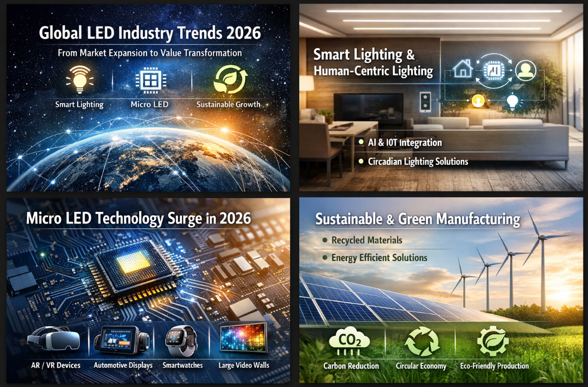 Global LED Industry Trends 2026: Market Growth, Smart Lighting & Micro ...