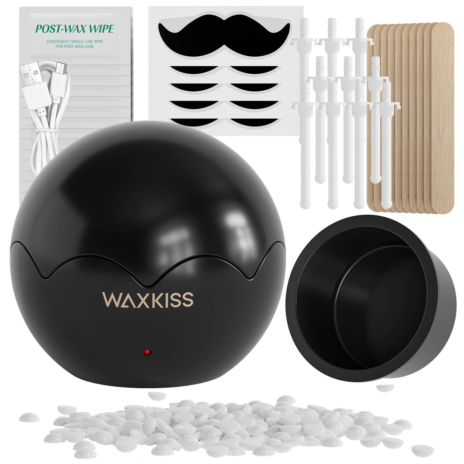 A Precise Facial Hair Removal Experience: Waxkiss Mini Wax Kit
