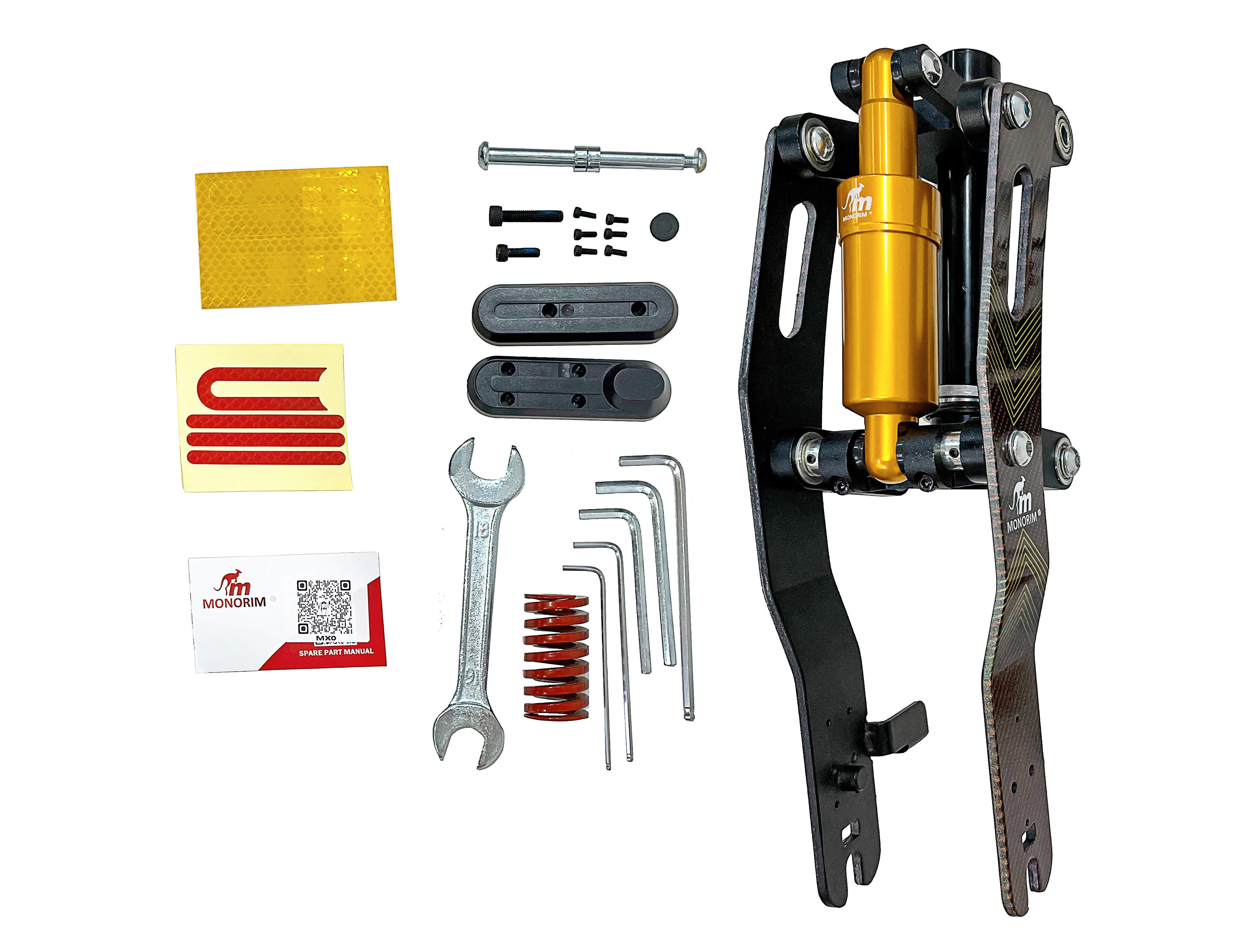 Monorim MX2 Front Suspension Kit for Ninebot MAX G2/G65 spring shock ...