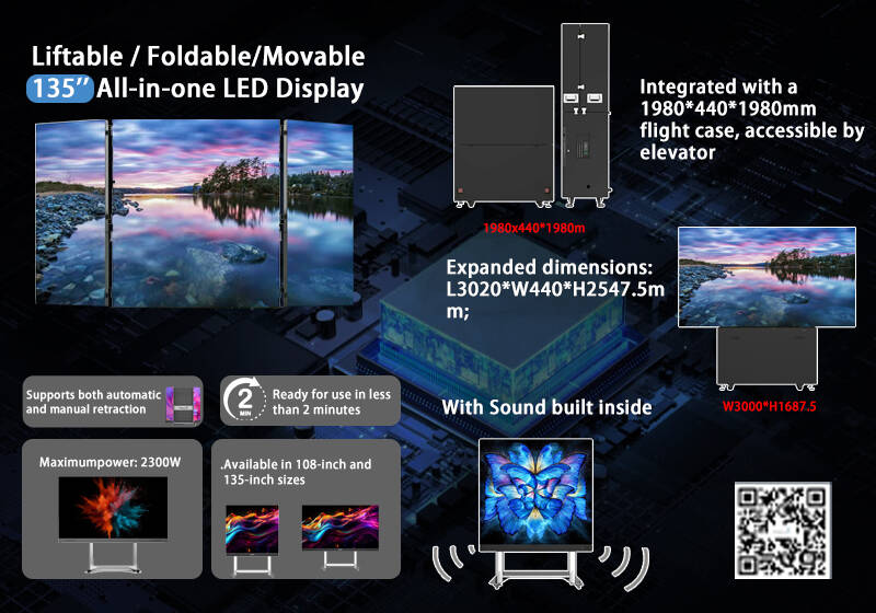 Innovative 135" All-in-one LED Display Redefines Visual Experience with ...