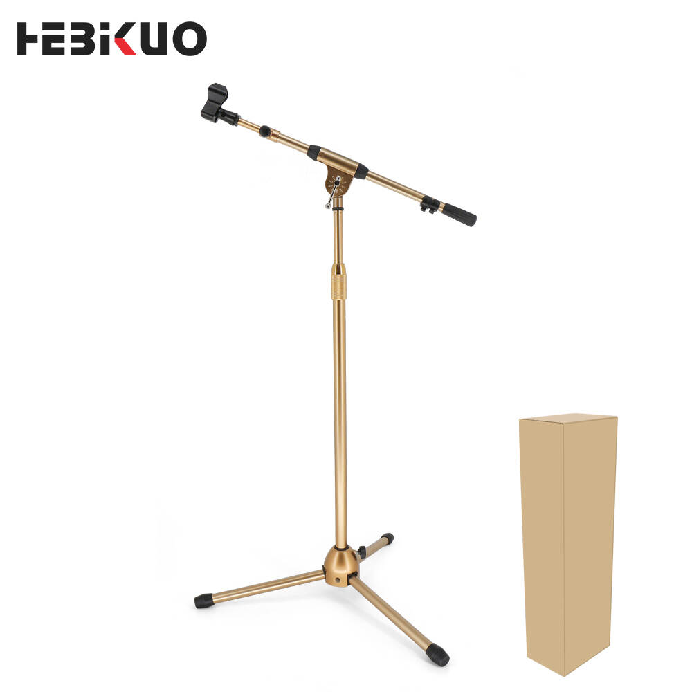 Factory Wholesale Custom HEBIKUO M-758 Microphone Stand Mic Stands ...