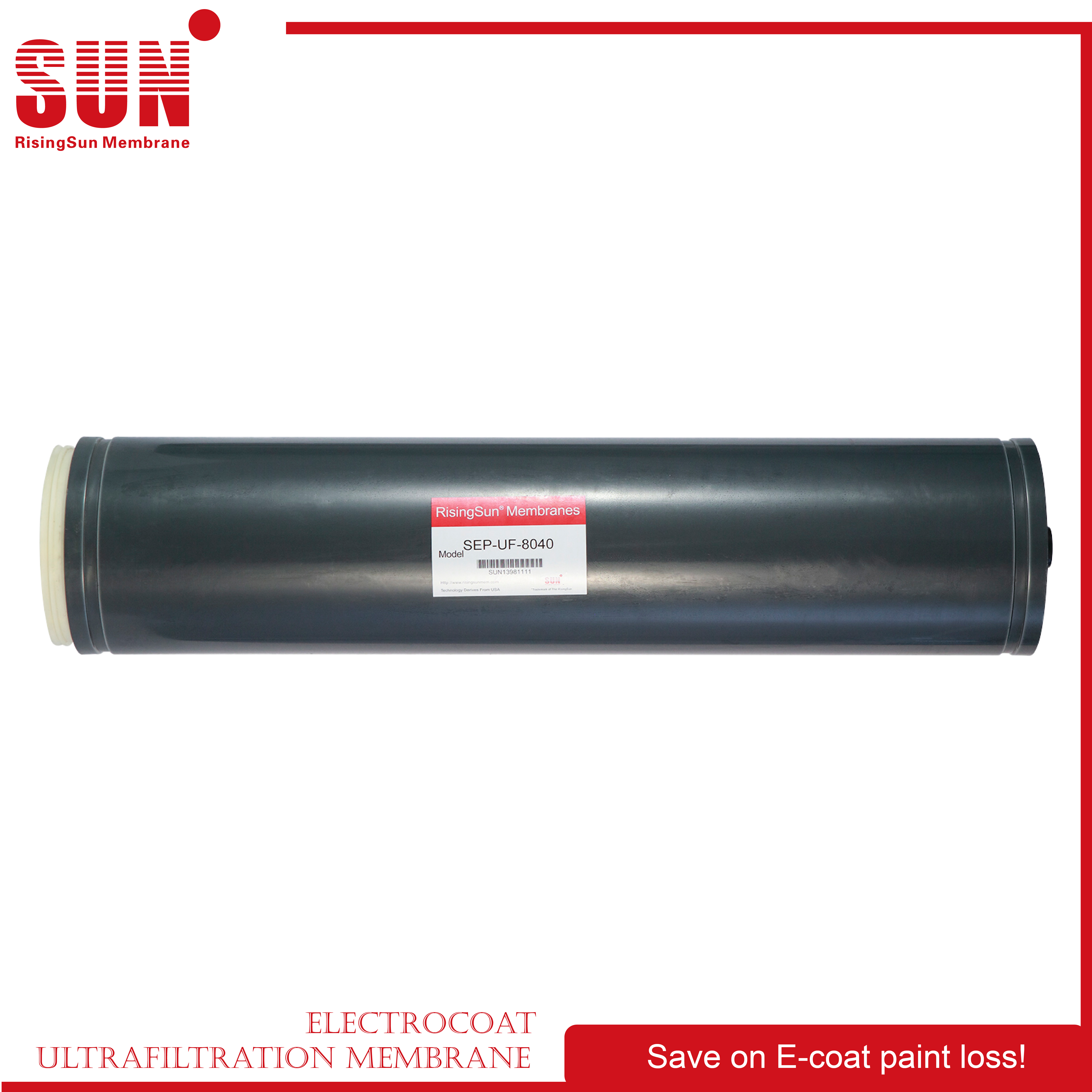 SEP-UF-8040 UF Membrane | 8-inch PVDF Ultrafiltration | RisingSun