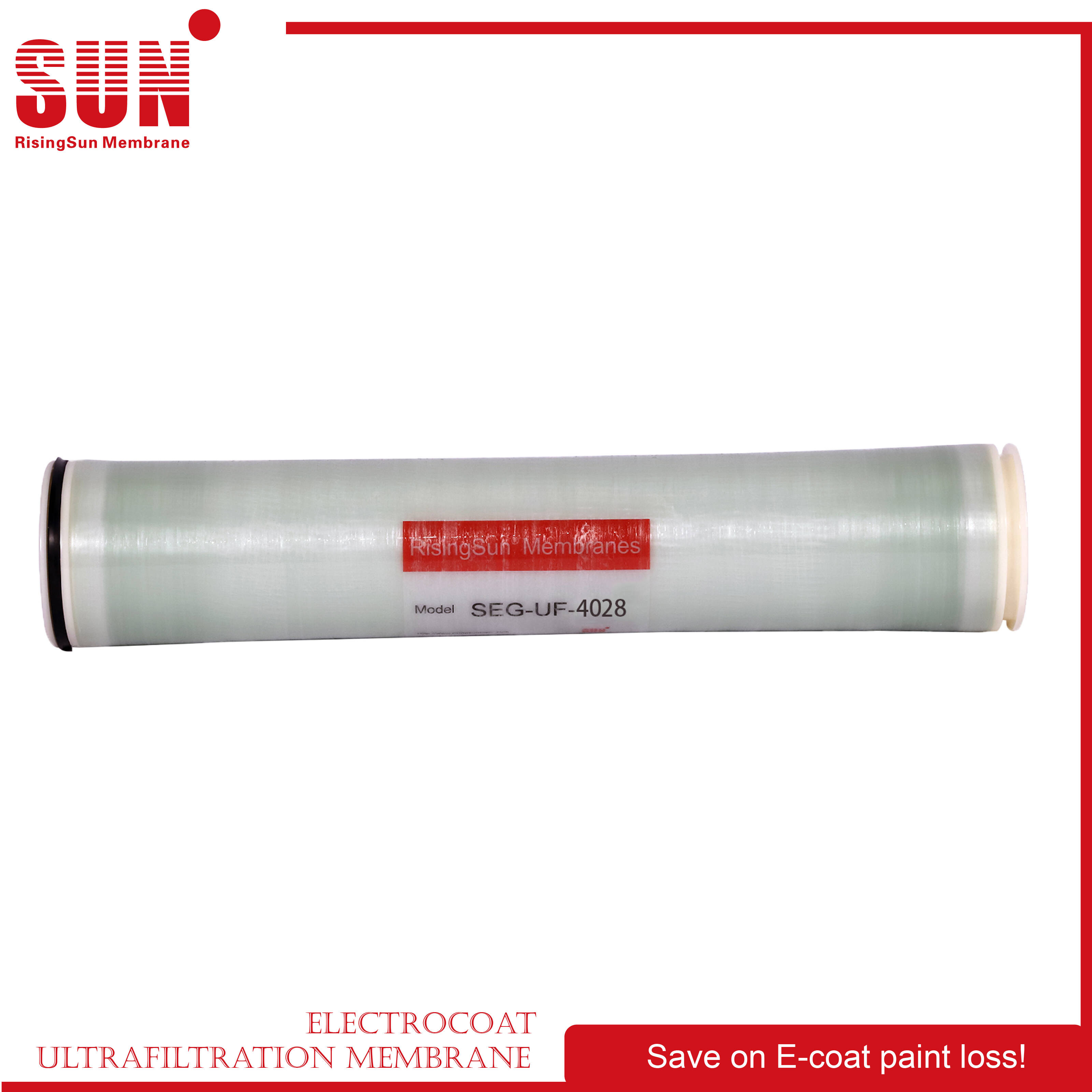 SEG-UF-4028 UF Membrane for Standard E-coat Systems | PVDF Spiral Wound ...