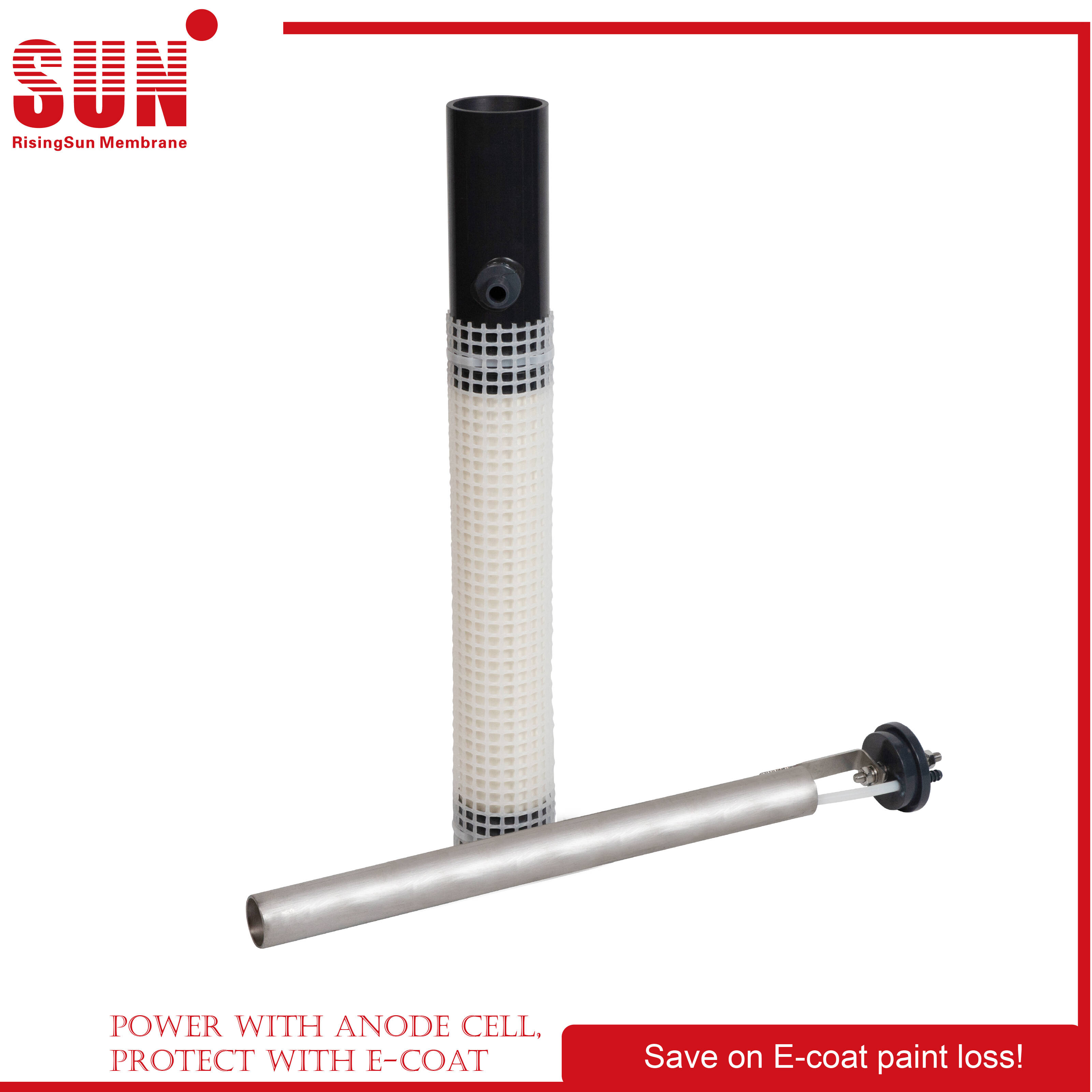 RTAO-1130-1N Tubular Anode Cell | Open Gravity CED Membrane