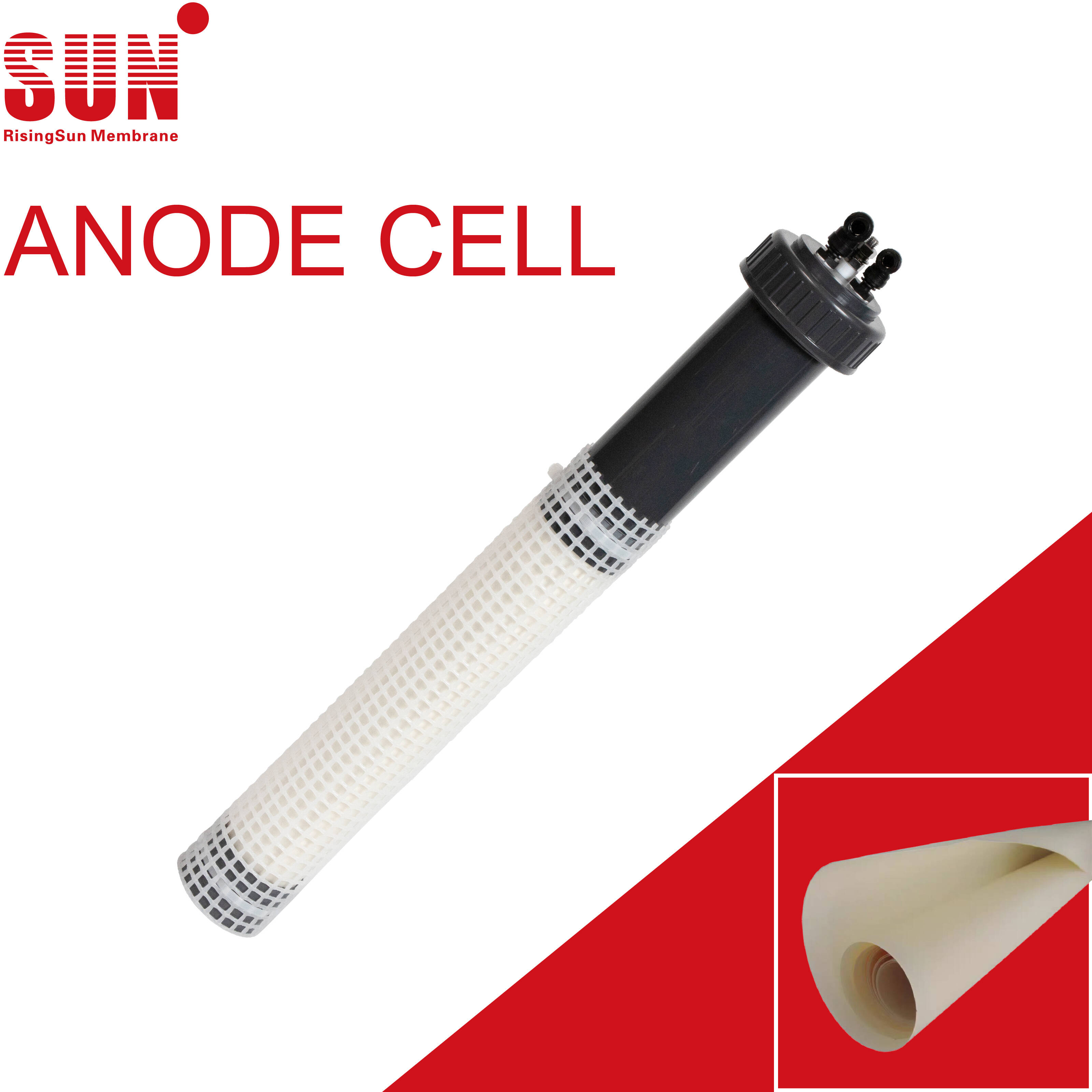 RTAU-1500-1A Tubular Anode Cell for Cathodic Electrocoating | SS316L ...