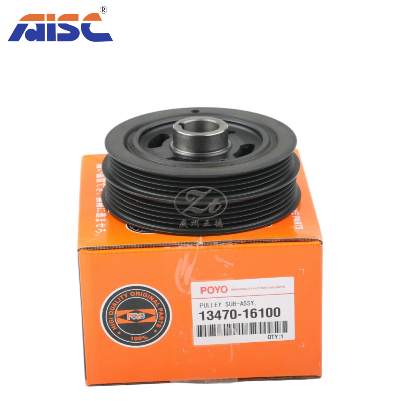 AISC POYO 13470-16100 Crankshaft Pulley for TOYOTA COROLLA Japanese ...