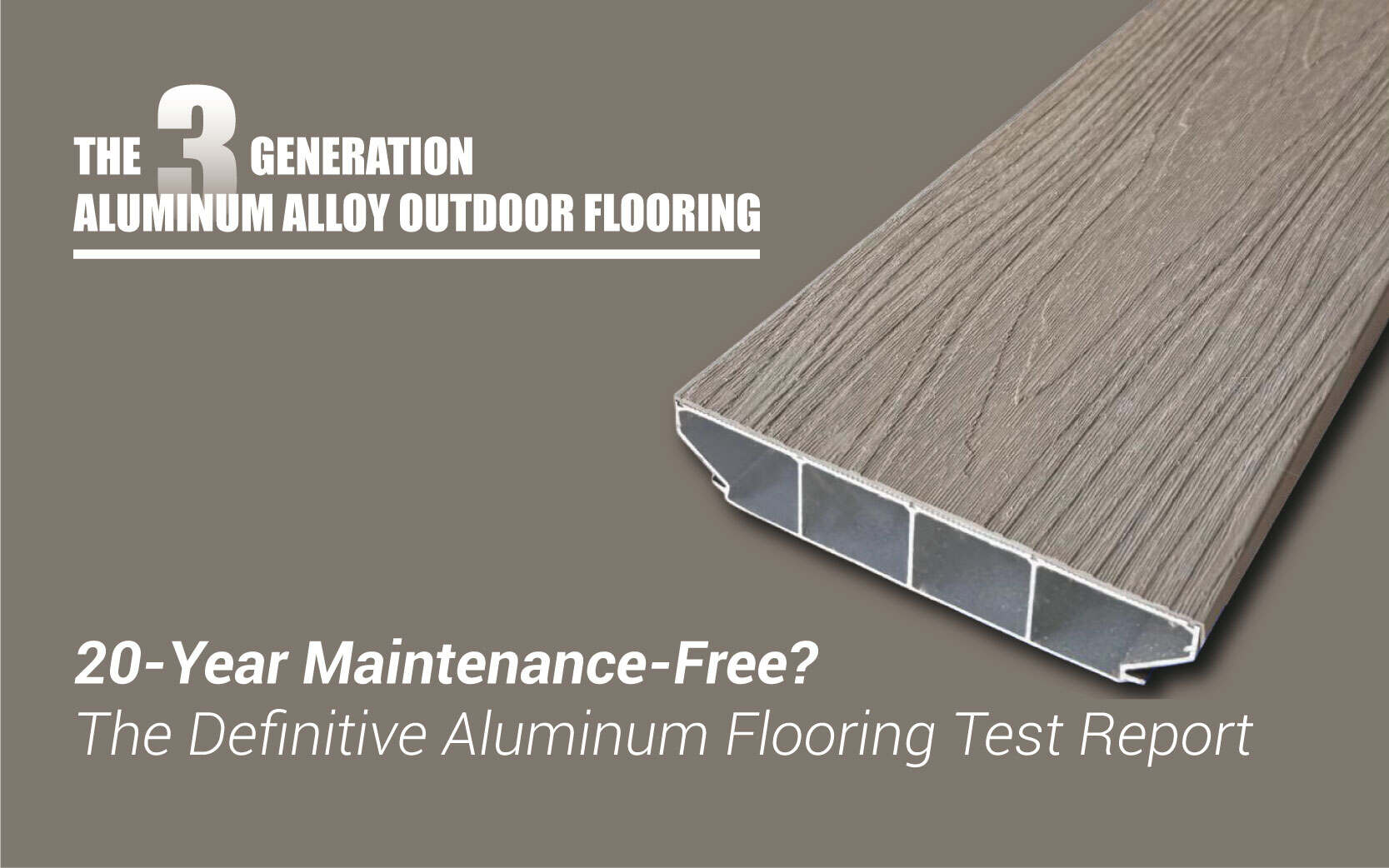 20-Year Maintenance-Free? The Definitive Aluminum Flooring Test Report