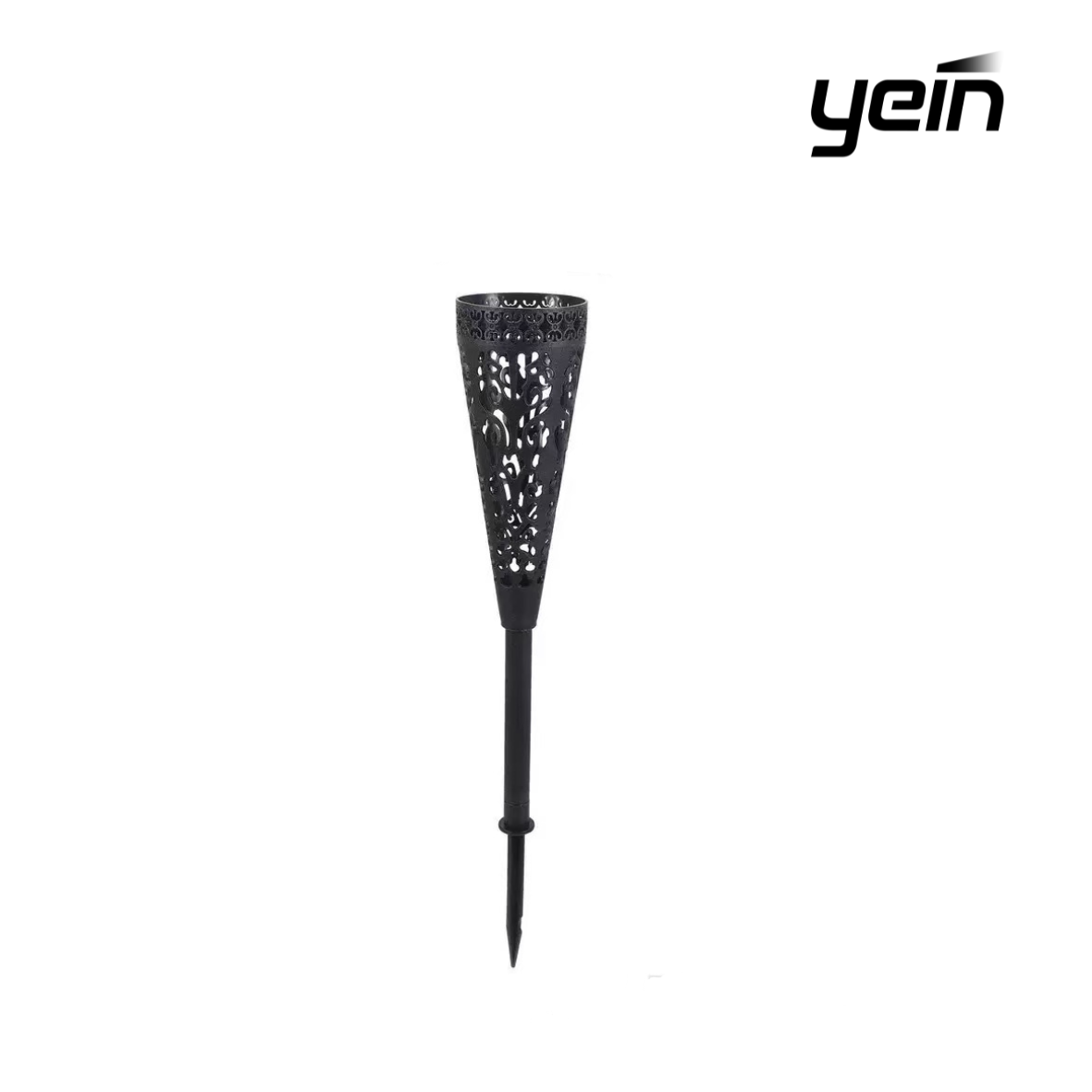 Solar cone-shaped hollow lamp