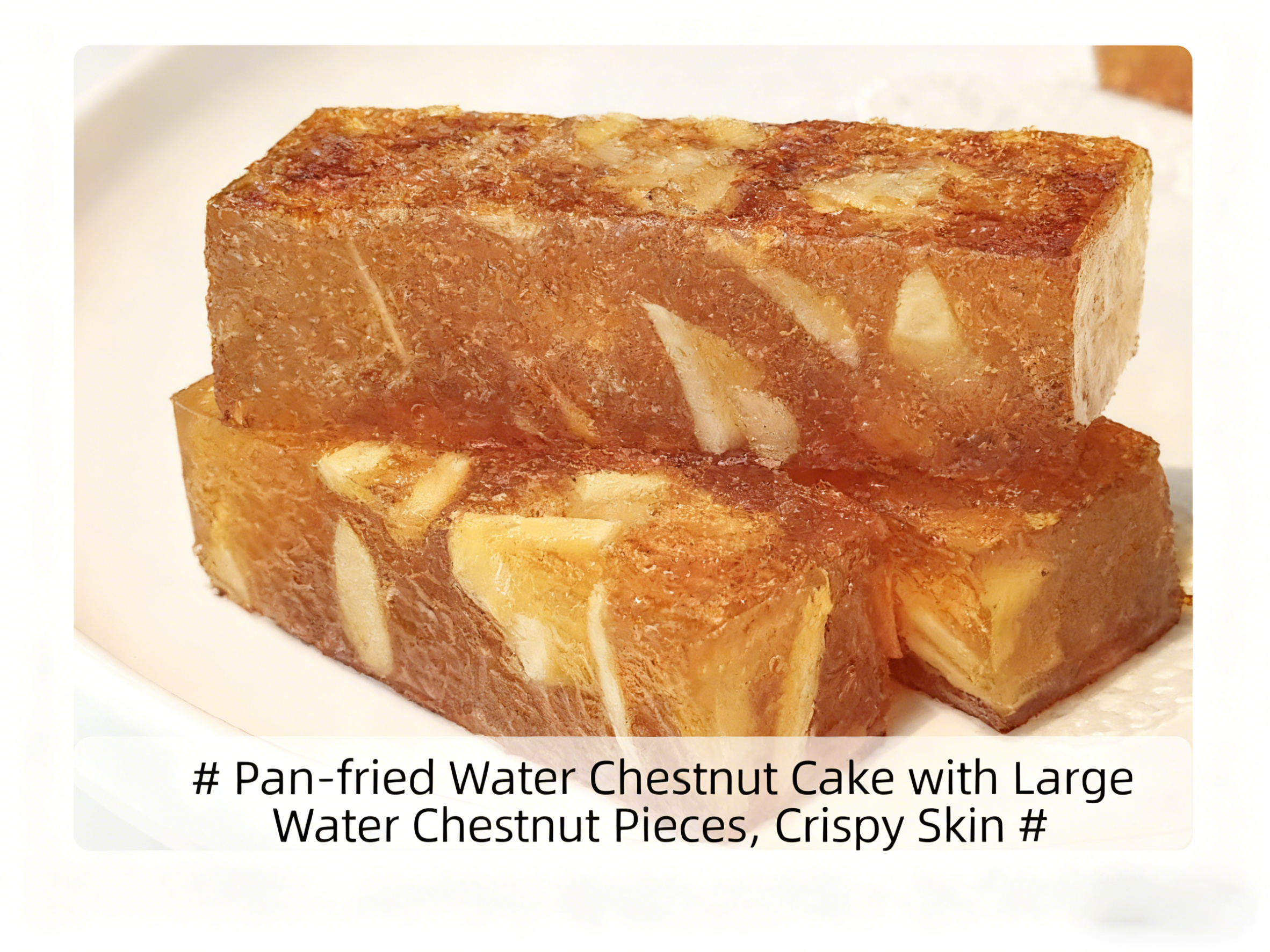 Authentic Chinese Water Chestnut Cake Premix for Morning Tea Desserts