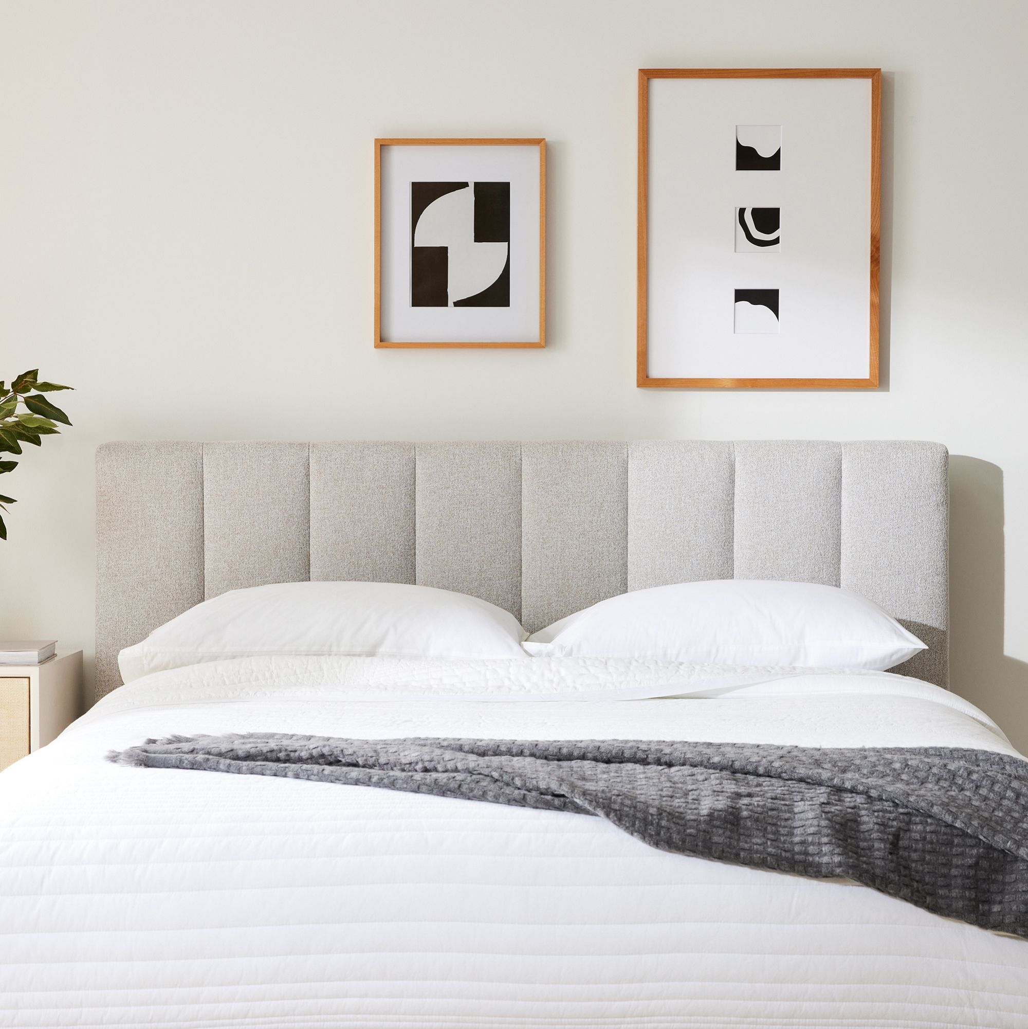 Modern Vertical Tufted Headboard
