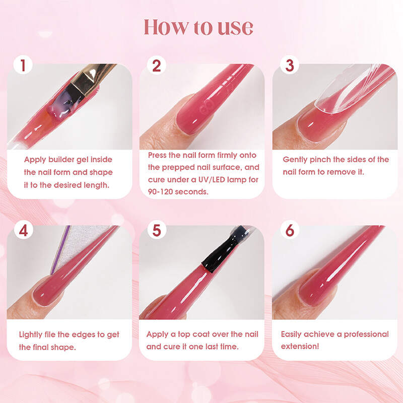 Wholesale Hottest Dual Forms | Custom Nail Extension System Kit -MissGel