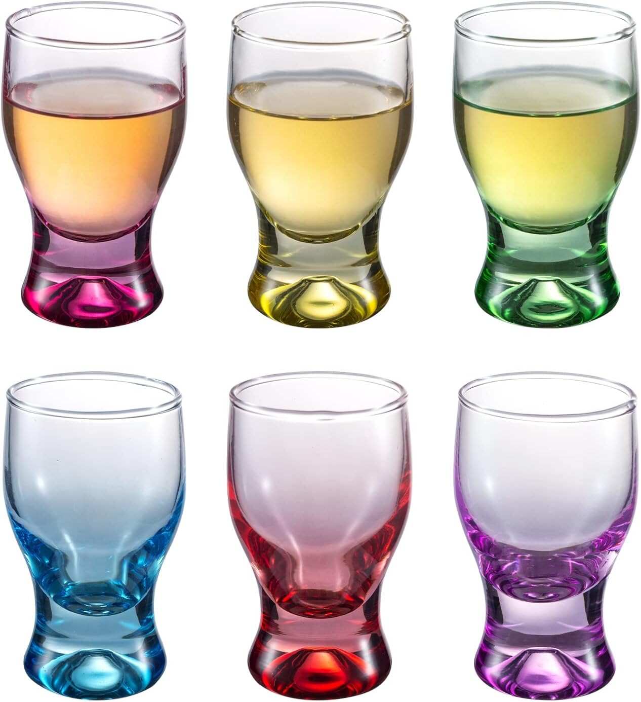 Household glass wine glass set foreign wine glass small bullet glass ...