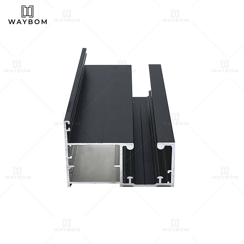 35 folding door series profile in the interior