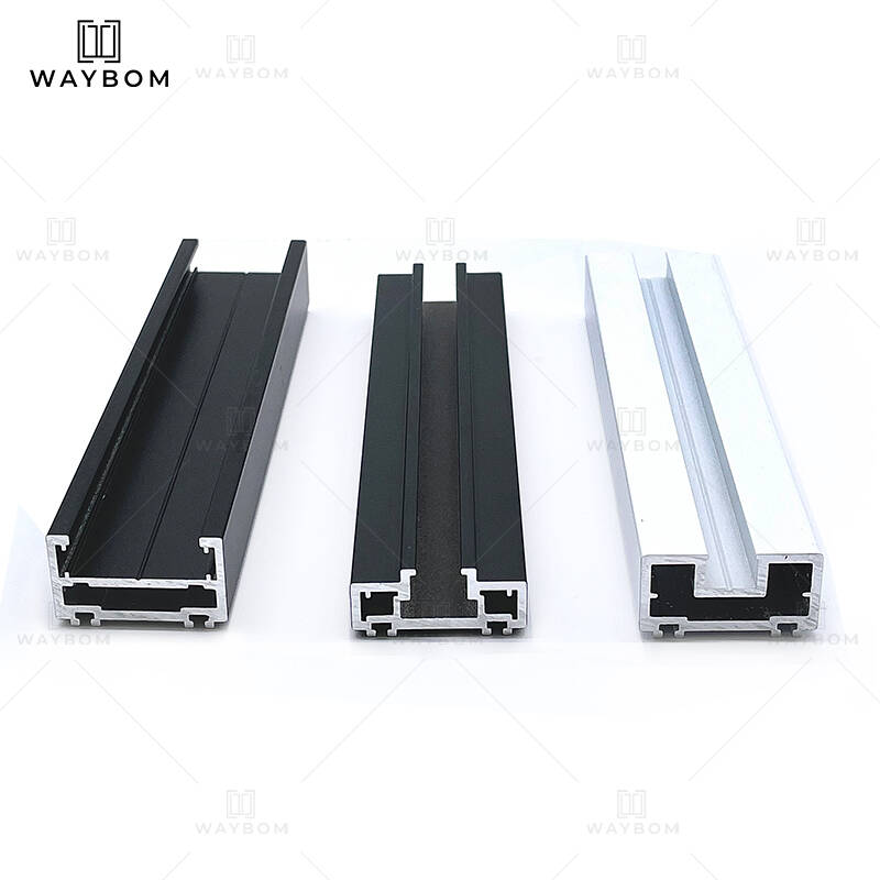 35 folding door series profile in the interior