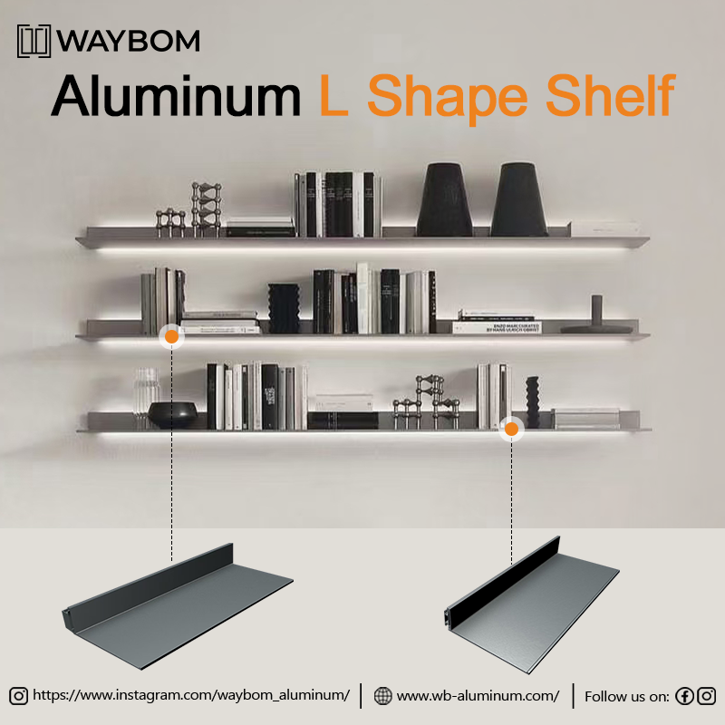 Elevate Your Space with Aluminum L-Shaped Storage Shelves