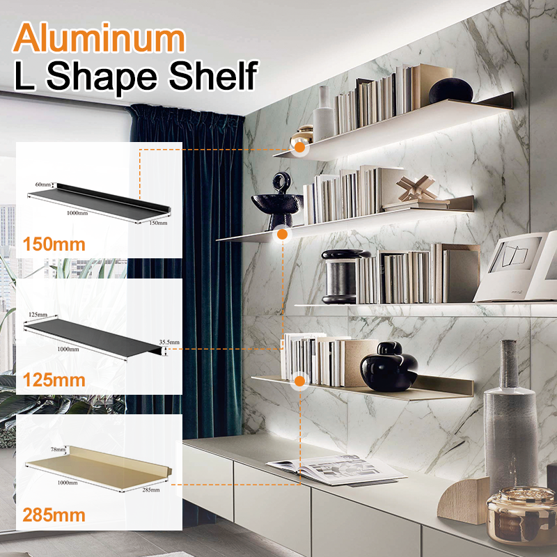 Elevate Your Space with Aluminum L-Shaped Storage Shelves