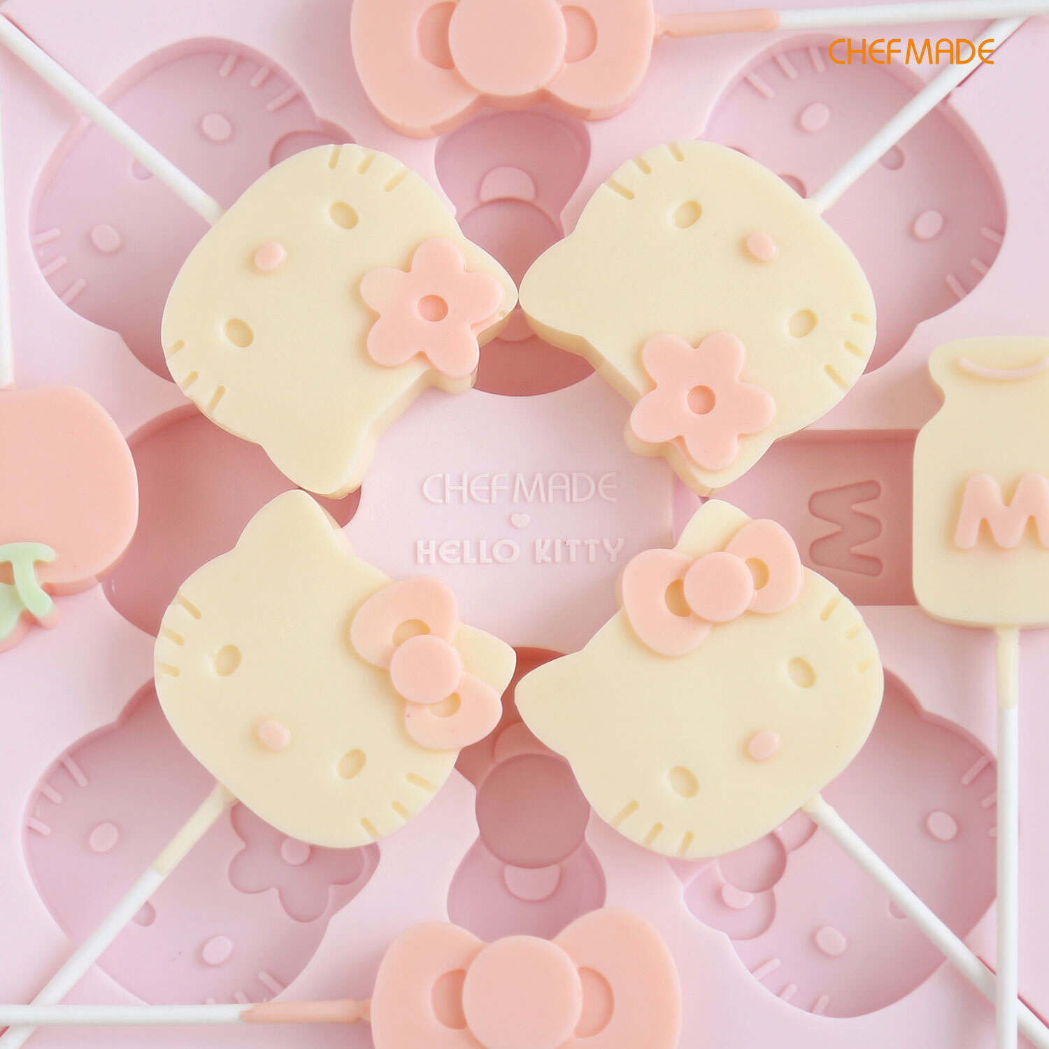 Hello Kitty Chocolate Lollipop Molds