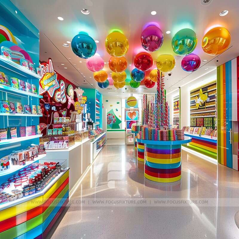 Candy Store Display Sweet Counter Design Chocolate Rack