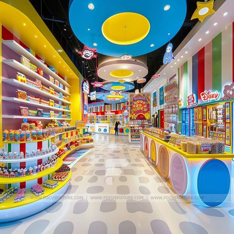Candy Store Shelves Chocolate Candy Display Stand Shelf For Snack