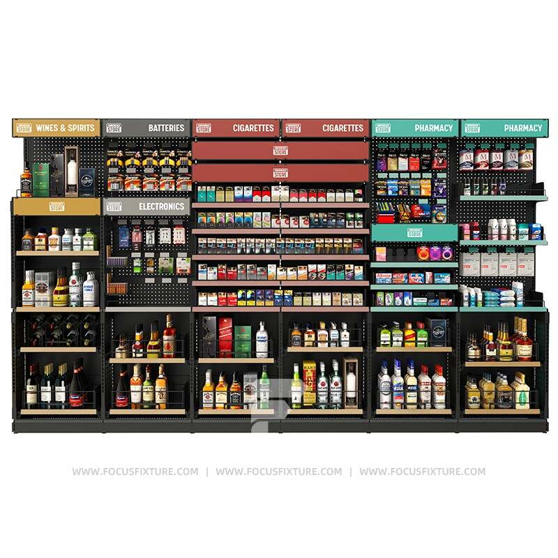 Grocery Store Supply Display Gondola Supermarket Shelves