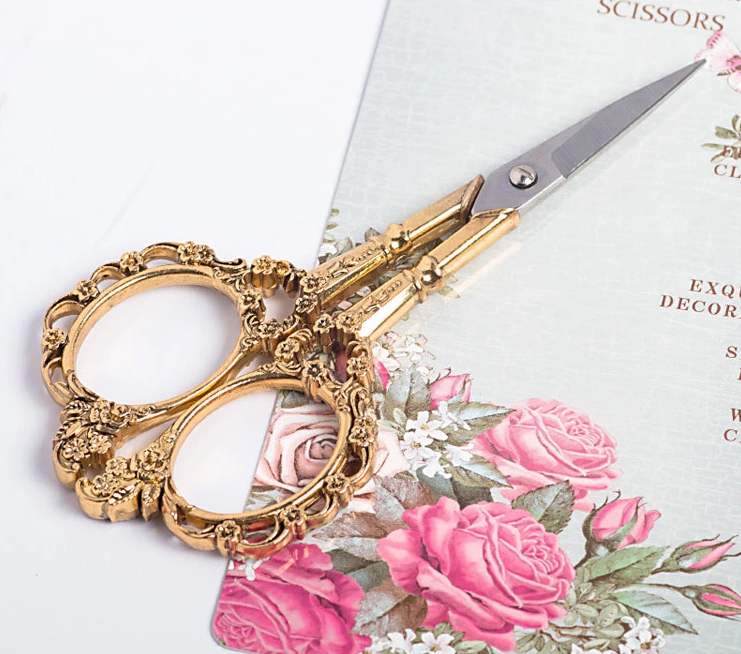 Vintage style nail clipper tweezer beauty art tip small scissors for ...